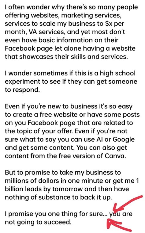 You Will Never Succeed Like This I Was Checking My Facebook Today