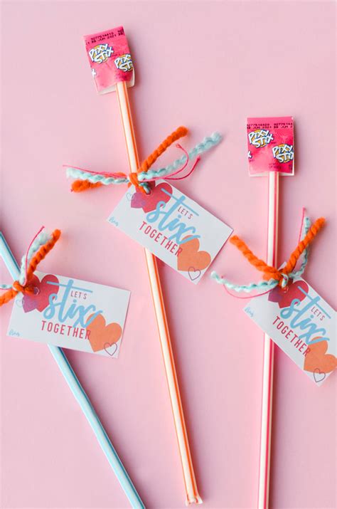 Pixy Stix Valentine Saying And Free Printable Pixy Stick Pixie Sticks