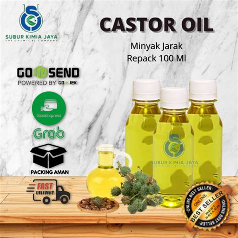 Minyak Jarak Castor Oil 100 Ml Minyak Biji Jarak Murni Minyak Penyubur Rambut Lazada