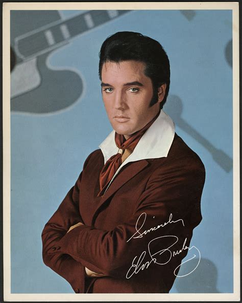 Lot Detail Elvis Presley 1968 Comeback Singer Tv Special Photo