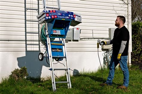 250lb Capacity Electric Powered Roofingladder Hoist