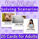 Problem Solving Scenarios W Visuals For Adults Speech Therapy TPT