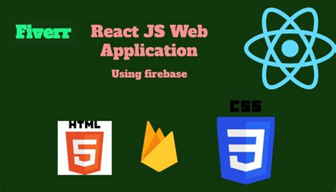 Develop A Web App Using React Js And Firebase By Alimtuaha Fiverr