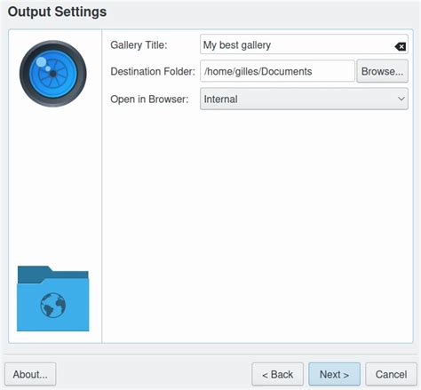 HTML Gallery Digikam Manual Documentation