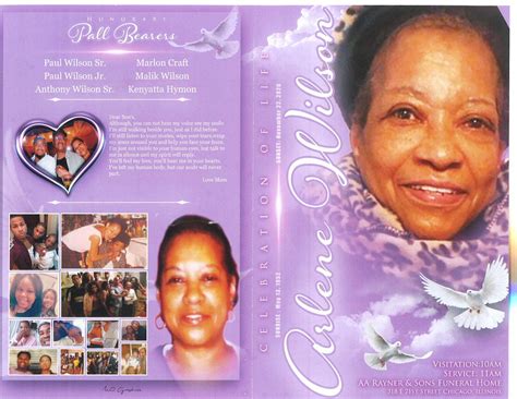 Arlene Wilson Obituary Aa Rayner And Sons Funeral Homes