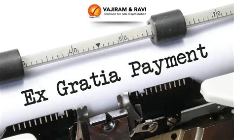 Ex Gratia Payment Meaning Examples