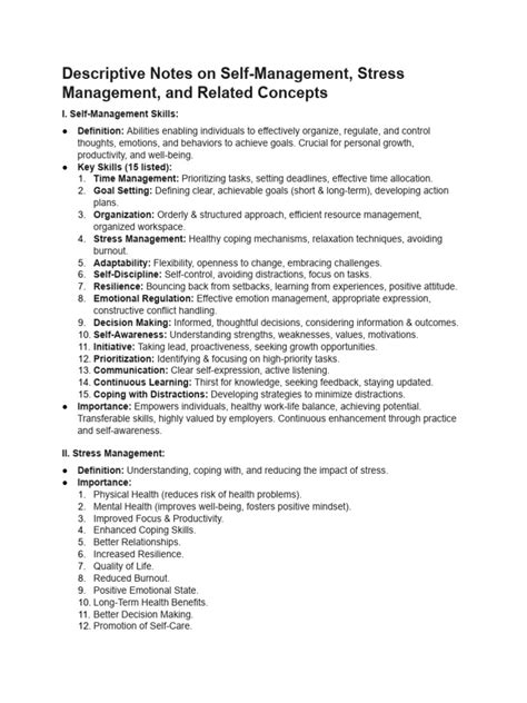 Create Descriptive Notes Of Following Passage S Pdf Psychological Resilience Stress