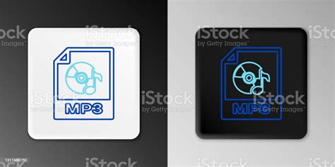 선 Mp3 파일 문서입니다 회색 배경에서 격리된 Mp3 버튼 아이콘을 다운로드합니다 Mp3 음악 형식 기호입니다 Mp3 파일