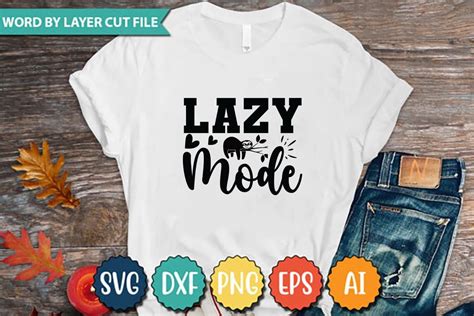 Lazy Mode Graphic By Gfxexprt · Creative Fabrica