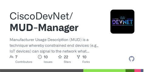 github ciscodevnet mud manager manufacturer usage description mud is a technique whereby