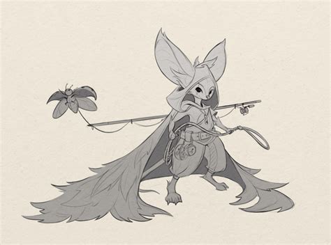 Um Esboço De Um Jerbeen Em Progresso R Dnd Brasil