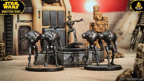 Kraken Super Tactical Droid And B2 Battle Droids Star Wars Shatterpoint