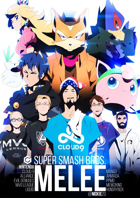 Princess Peach Jigglypuff Marth Fox Mccloud Falco Lombardi And 5