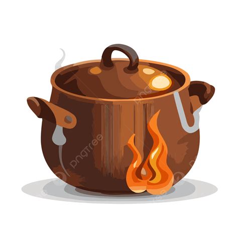 Boiling Pot Clip Art
