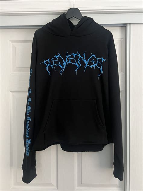Revenge × Streetwear Revenge X Xxxtentacion Lightning Kill Hoodie Black