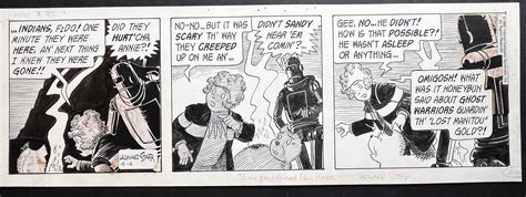 Leonard Starr Little Orphan Annie W Robot In Johnny Cs Comic Strip