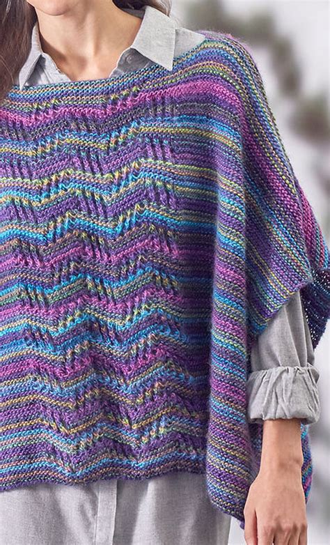 Easy Knit Poncho Pattern