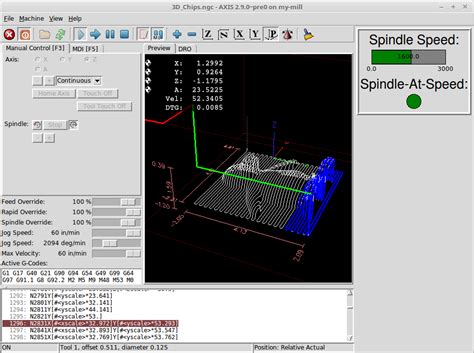 Changing The Color Of Rapids Path LinuxCNC