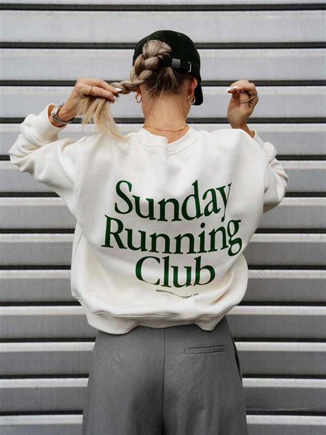 Sunday Running Club Sweatshirt Running Club Club Sweatshirts