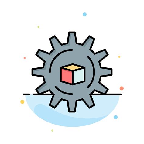 Automated Data Solution Science Abstract Flat Color Icon Template Vector Art At Vecteezy