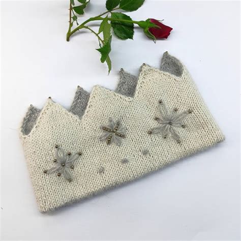 Knit Crown Pattern Etsy