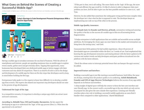 What Goes On Behind The Scenes Of Creating A Successful Mobile App