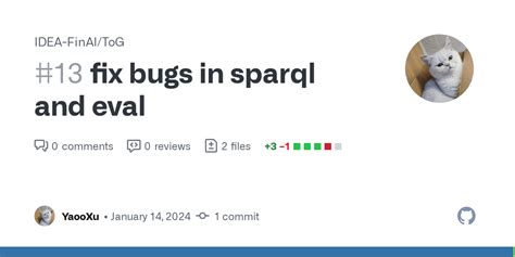 Fix Bugs In Sparql And Eval By Yaooxu · Pull Request 13 · Idea Finai