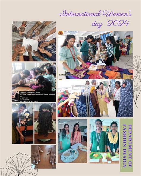 Krithika Prabhakaran On Linkedin Department Of Fashion Design Organized An International Women