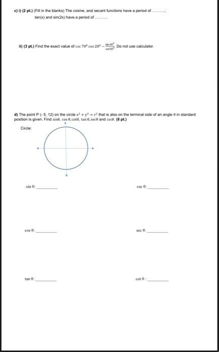 Solved Q Pt A Convert The Given Angles From Degree Chegg