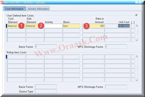 Types Of Costing In Oracle Cost Management Oraask