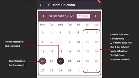 How To Build A Custom Calendar In Flutter Logrocket Blog