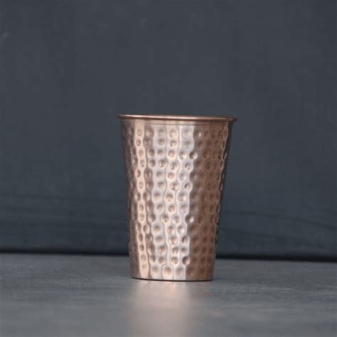 Buy Hammered Copper Glass And Tamba Bartan Glassware Ikiru — Ikiru