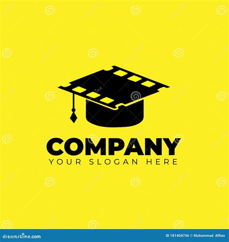 Skill Academy Film Roll Strip Logo Simple Conceptual Logo Monogram