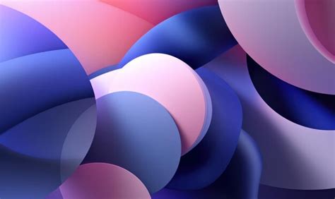 Premium Ai Image 3d Curved Acrylic Abstract Geometrical Shapes For A