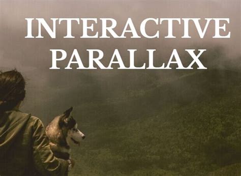 Interactive Background Parallax Effect With Jquery And Css3 Free Jquery Plugins