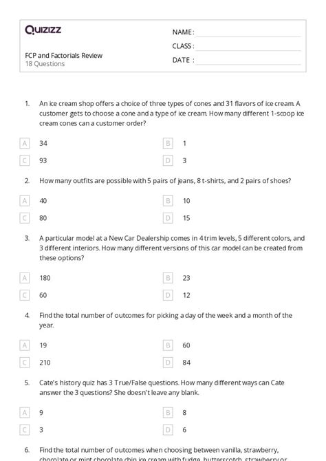 Factorials Worksheets For Th Class On Quizizz Free Printable Factorials Worksheets For Th Class On Quizizz Free Printable