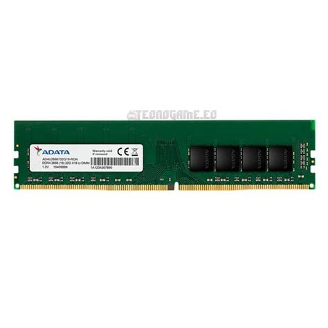 Memoria Ram Ddr4 Adata 16gb Pc Tecnogame Ec
