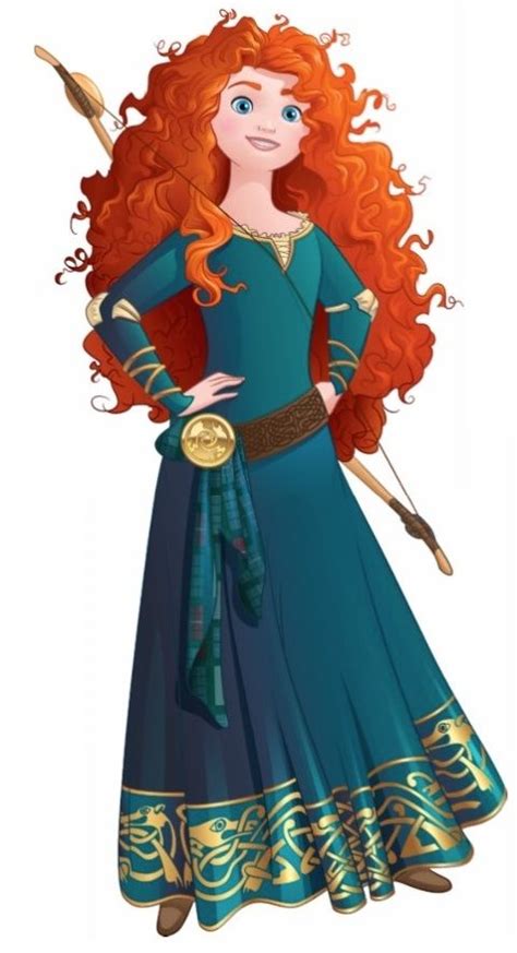 Disney Merida 2d Design
