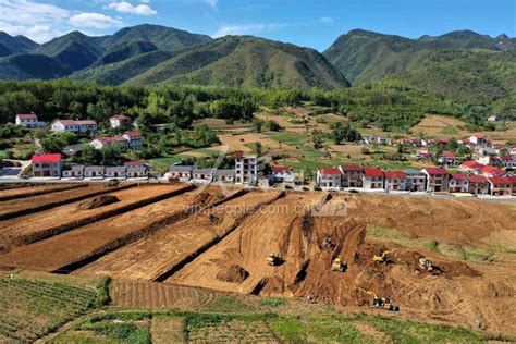 湖北保康：旱地改水田 增产又增收 人民图片网