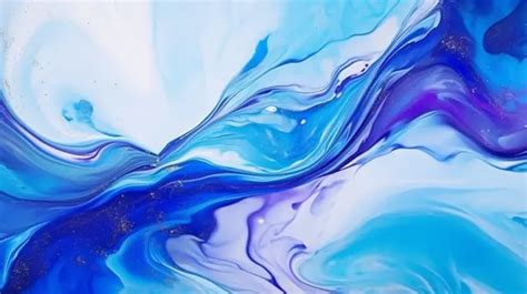 Mesmerizing Swirls A Vibrant Fluid Art Texture Creating A Dynamic