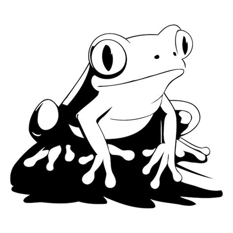 Premium Vector Frog On A Leaf Cartoon Vector Illustration On A White