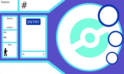 My Pokedex Template By Thepokemonfisher On Deviantart