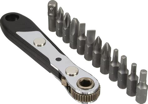Inline 43034t Mini Ratchet Set With 12 Piece Bit Set
