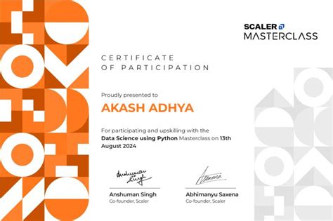 Akash Adhya On Linkedin Certificate Data Science Using Python