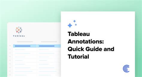Quick Guide To Using Annotations In Tableau