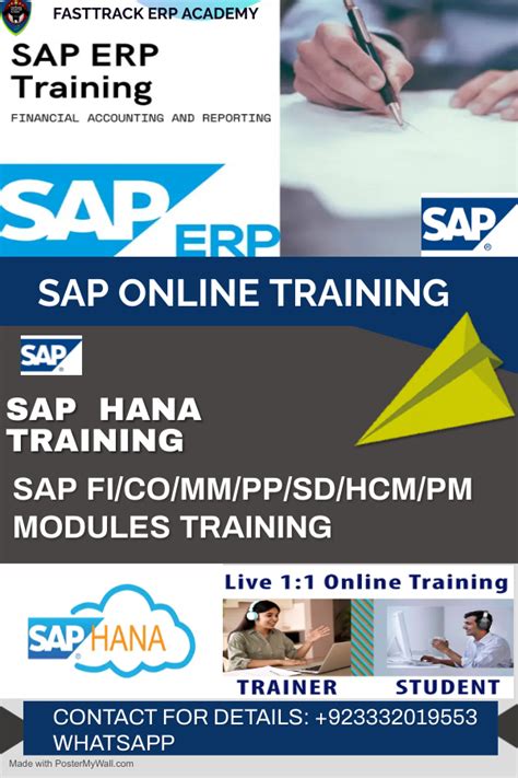 Sap Training Sap Hana Fico Sap Mm Sap Pp Sap Sd Sap Pm Sap Qm Modules Training