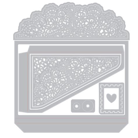 Sizzix Thinlits Die Set 10pk Laced Folio By 49 And Market