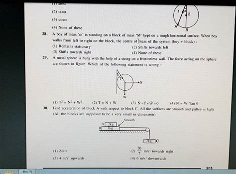 Find Acceleration Of Block A With Respect To Block C All The Surfaces Ar