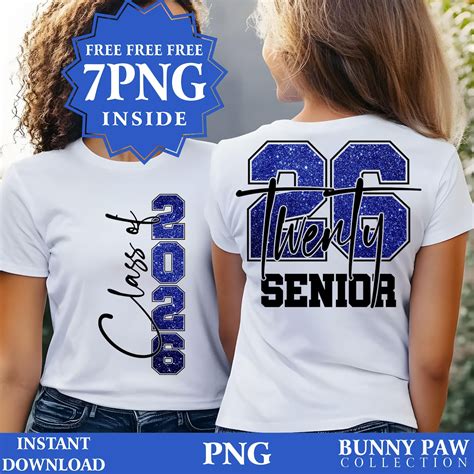 Class Of 2026 Senior 2026 Graduation Png Senior 2026 Shirt Senior