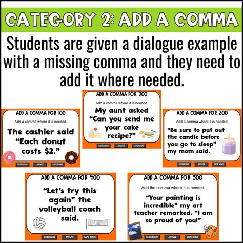 Dialogue Game Show Grammar Test Prep Dialogue And Quotation Marks Review Game Fun In 5th